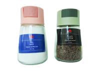 China User-Friendly Press Type Glass Spice Jar with Shaker Lid For Pepper for sale