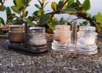 China Disposable Plastic Salt and Pepper Shakers 1.0g 0.2g Ready to Use Hygienic Condiment Shakers for sale