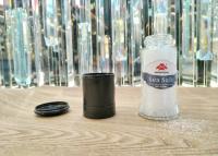 China Reusable Glass Bottle Salt And Pepper Mill Plastic Grinders With Ceramic Core for sale