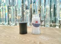 China Reusable Glass Bottle Salt And Pepper Mill Plastic Grinders With Ceramic Core for sale