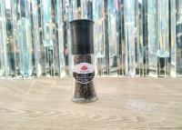 China Reusable Glass Bottle Salt And Pepper Mill Plastic Grinders With Ceramic Core for sale