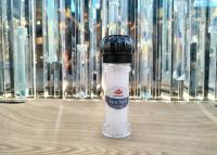 China 100ml Transparent Manual Salt and Pepper Grinder Plastic Mill with Glass Bottle for sale