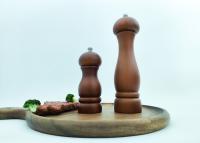 China Manual Wood Salt and Pepper Grinder Set 2-in-1 Reusable Spice Mill for sale