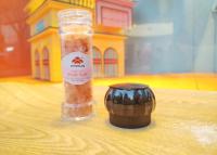 China 100ml Clear Plastic Salt and Pepper Grinder Manual Condiment Mill 143mm Height for sale