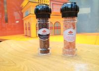 China 100ml Clear Plastic Salt and Pepper Grinder Manual Condiment Mill 143mm Height for sale