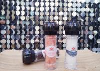 China Food Grade 100ml Plastic Salt and Pepper Grinder Sea Salt Mill Clear PS Bottle for sale