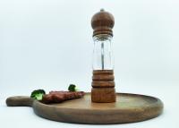 China Acrylic Wood Salt Pepper Grinder Mill Set Manual Adjustable Coarseness Customizable for sale