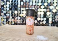 China 90ml Ceramic Core Plastic Salt and Pepper Grinder Refillable Glass Jar Spice Mill for sale