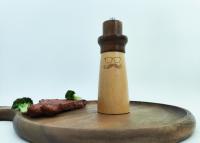 China Premium Ceramic Core Grinder Solid Wood Adjustable Salt And Pepper Mill for sale