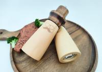China Premium Ceramic Core Grinder Solid Wood Adjustable Salt And Pepper Mill for sale