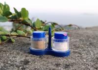 China Disposable Plastic Salt and Pepper Shakers 1.0g 0.2g Travel Friendly Seasoning Shakers for sale