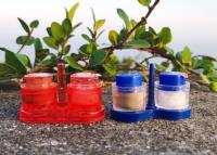 China Disposable Plastic Salt and Pepper Shakers 1.0g 0.2g Seasoning Dispensers for sale