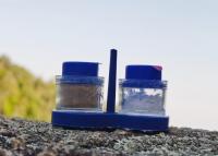China Disposable Plastic Salt and Pepper Shakers 1.0g 0.2g for Airline Seasoning for sale