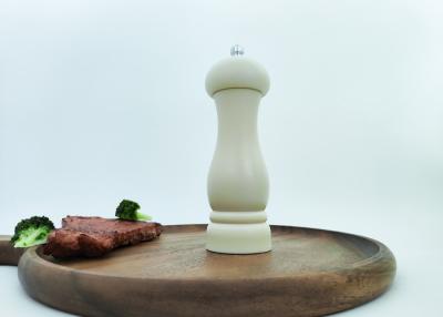 China Plastic Refillable Salt and Pepper Grinder Set with Adjustable Coarse Ceramic Mill 2 in 1 for sale