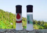 China Reusable Seasoning Grinders: 180ml Glass & 350ml Plastic Options for sale