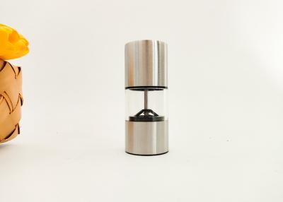 China Stainless Steel Spice Grinder Set with Adjustable Coarseness - Customizable Size and Color Options for Herbs, Salt, and Pepper for sale