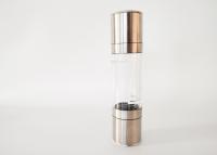 China Dual Head Stainless Steel Pepper Grinder with Ceramic Core - Adjustable Coarseness for Salt and Spices for sale