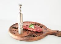 China Press-Type Stainless Steel Salt & Pepper Grinder with Ceramic Core - Adjustable Coarseness, 500,000 Unit Capacity for sale