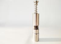 China Press-Type Stainless Steel Salt & Pepper Grinder with Ceramic Core - Adjustable Coarseness, 500,000 Unit Capacity for sale