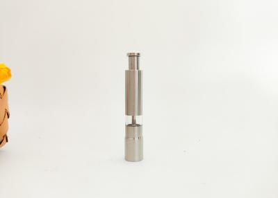 China Small Size Premium Stainless Steel Salt & Pepper Grinder - Customizable Design with ISO/SGS/BRC/KOSHER Certifications for sale