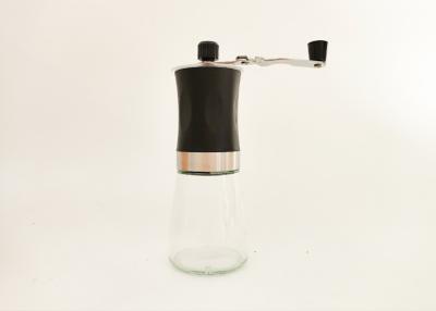 China Stainless Steel Manual Pepper Grinder Large Capacity Glass Bottle 304 for sale