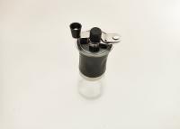 China Stainless Steel Manual Pepper Grinder Large Capacity Glass Bottle 304 for sale