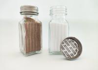 China Sealed Design Clear Glass Spice Jar With Gasket High Durability for sale