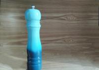 China Adjustable Rubber Wood 4colors Salt / Spices / Pepper Mill for sale
