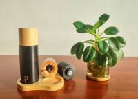 China Kairun Adjustable Wooden Salt and Pepper Mill Grinder 2 in 1 Refillable Ceramic Grinder for Kitchen for sale