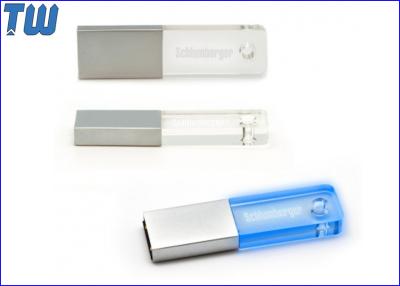 China Acrylic 3D LOGO 32GB USB Flash Drives LED Light Up Fast Delivery for sale