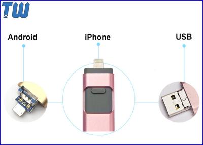 China Double Sliding 8GB USB Disk Cool Full Function OTG Drive Device for sale