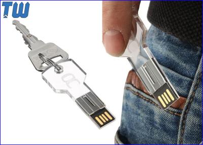 China Bulk Transparent Acrylic 8GB USB Flash Drives Key USB Storage for sale