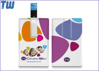 China Plastic Name Card 32GB USB3.0 USB Memory Drive Full Digital Printing for sale