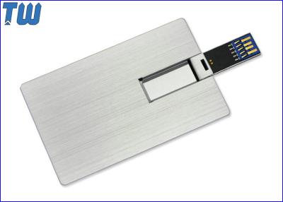 China Full Metal 32GB USB3.0 Driver USB Disk Durable Largest Business Card for sale