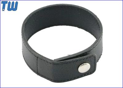 China PU Leather Wristband 64GB USB Memory Drive Buckle connected Long Stick for sale