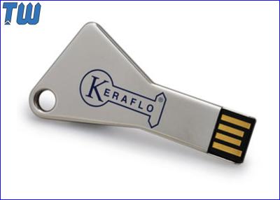 China Triangle Stainless Key Disk 8GB USB Pen Drives Free Cap Protection for sale
