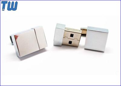China Cufflink Tiny 16GB Pen Drive Memory Storage Durable Full Metal for sale