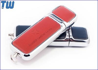 China Bulk Leather 1GB Pendrive Stick Lowest Price Jump Drive Free Key Ring for sale