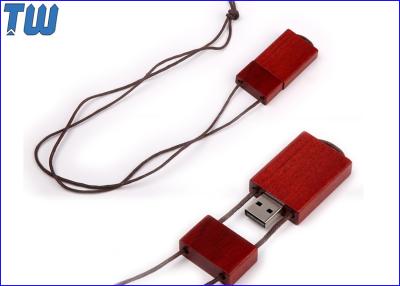 China Cool Necklace Wooden Brick 32GB Pendrives USB External Device for sale