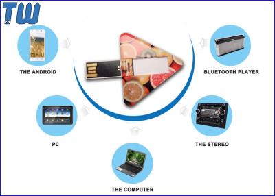 China Regular Triangle 128GB Pendrives Memory Card Digital Color Printing for sale