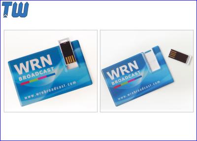 China Sliding UDP Chip Business Name Card 2GB Pendrive Storage Disk for sale