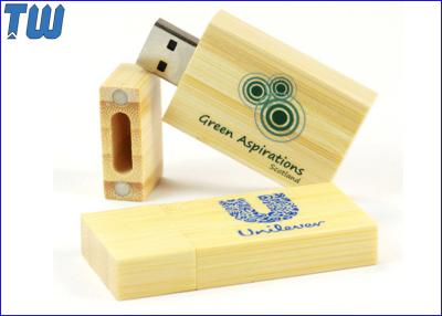 China Jump Drive 4GB USB Thumb Drive Stick Natural Wood Bamboo Material for sale