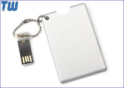China Full Metal Big Printing Area Name Card 64GB Thumb Drive Stick for sale
