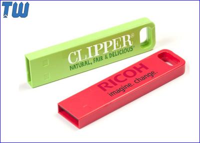 China Slim Metal Stick Key Drive 1GB USB Thumbdrive Long Printing Area for sale