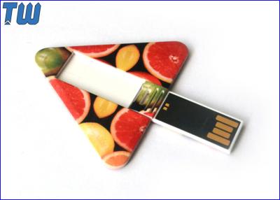 China Custom Printing Plastic Triangle Twister 2GB Thumbdrives Stick for sale