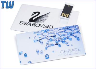 China UV Digital Printing Plastic Card 4GB Thumbdrive Memory Storage Stick for sale