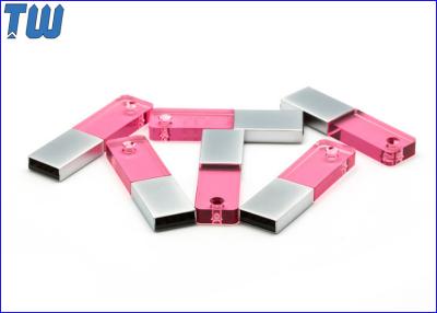 China 3D Logo Acrylic 1GB USB Memory Stick Pen Drive Colorful LED Light for sale