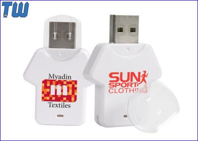 China Plastic T-shirt USB Disk Storage 64GB USB Memory Stick Pendrives for sale
