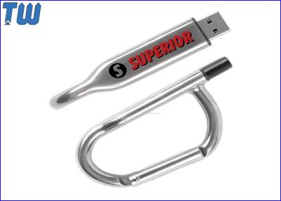 China Promotional Safety Carabiner 128GB USB Memory Stick Pen Drives for sale