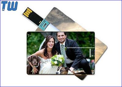 China Hotsale Credit Card 64GB Usb Thumb Drive with Digital Printing for Company Gifts for sale